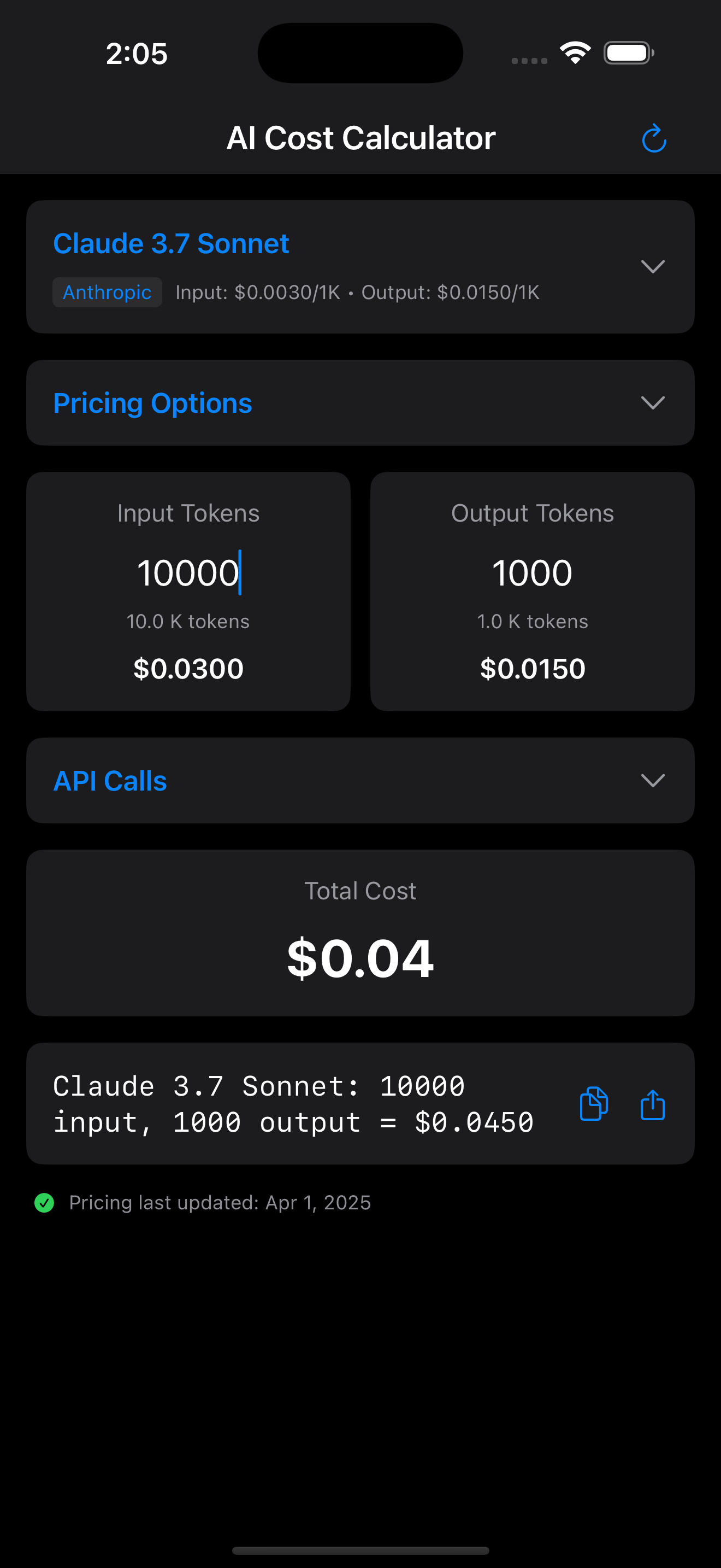 AI Cost Calc - LLM API Cost Calculator for OpenAI, Anthropic, and Azure ...